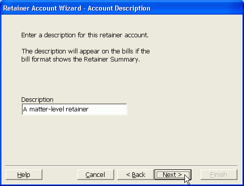 RTG Bills: How To Create A Retainer Account