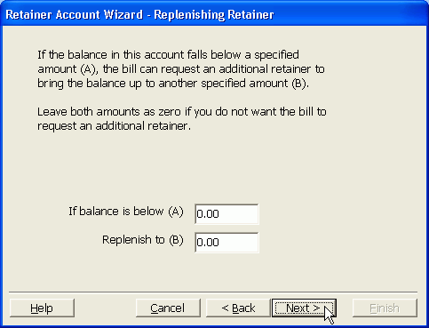 RTG Bills: How To Create A Retainer Account